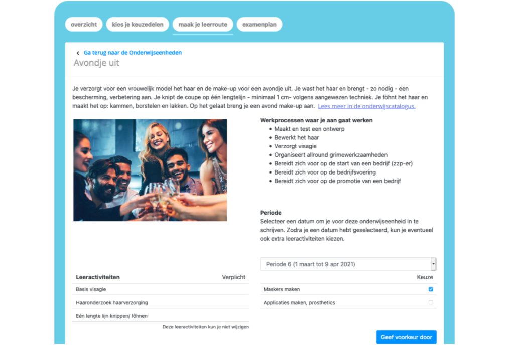 Individuele leerroute - Fringe